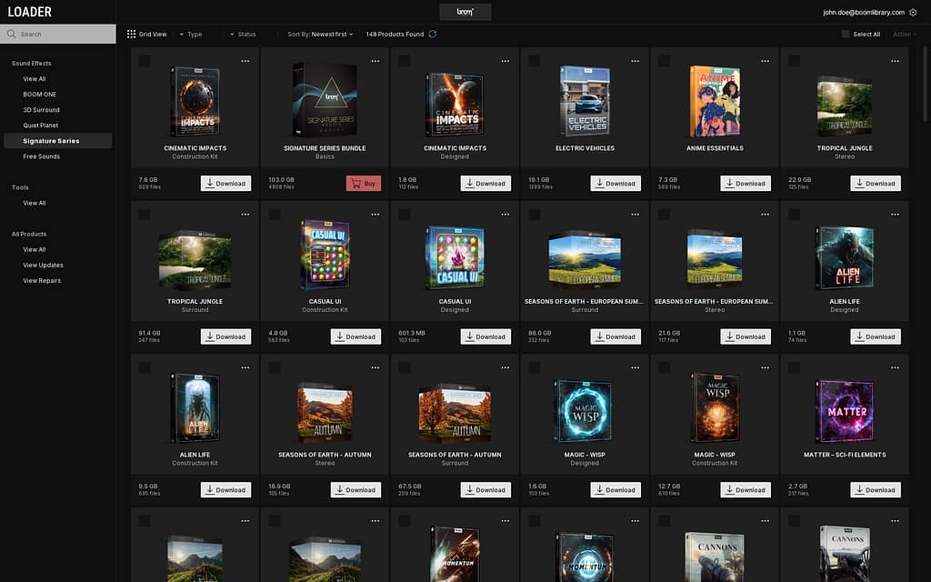 Loader | BOOM Library