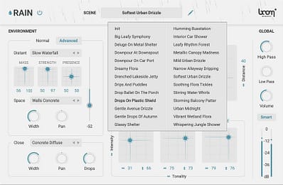 RAIN | Dynamic Rain Generator Sound Plugin