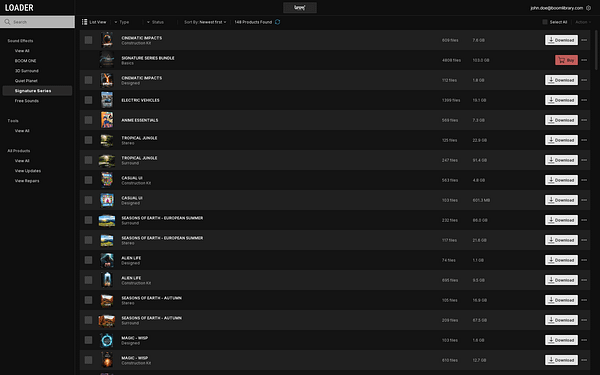 Loader | BOOM Library