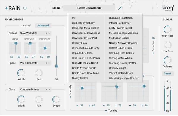 RAIN | Dynamic Rain Generator Sound Plugin
